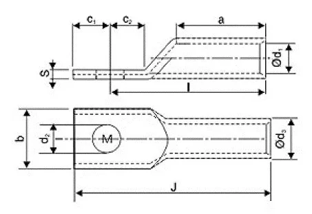 3D Tubular Cable Lugs