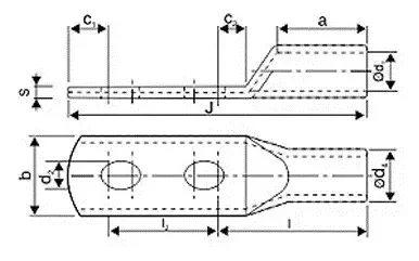 3D Tubular Cable Lugs