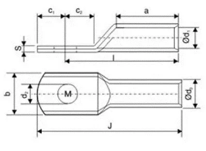3D Tubular Cable Lugs