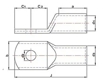 3D Tubular Cable Lugs