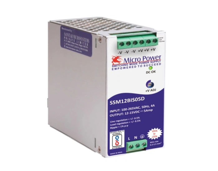 BIS Approved DIN Rail Power Supplies | Micro Power SMPS